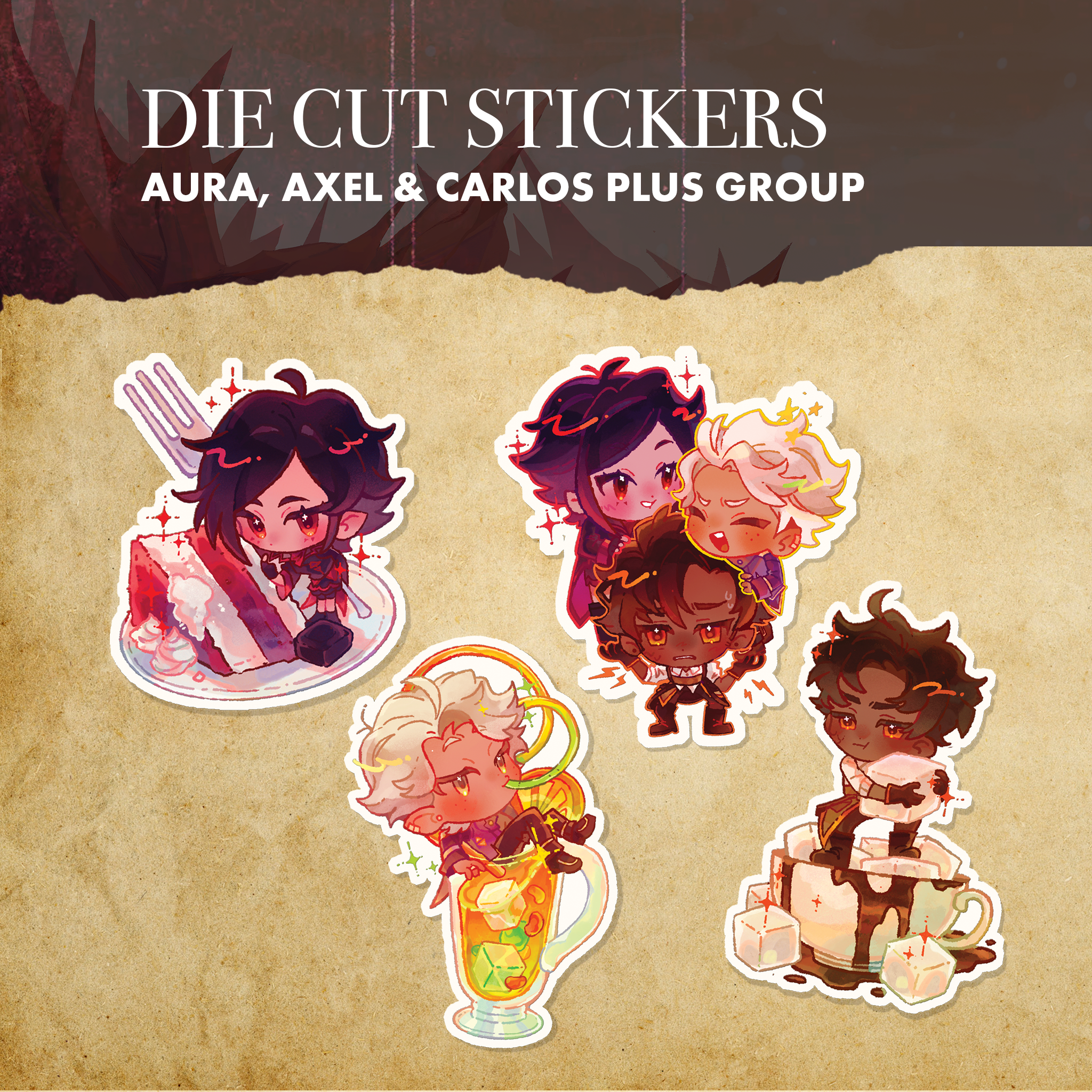 Die-Cut Sticker Set – Studio Psycho