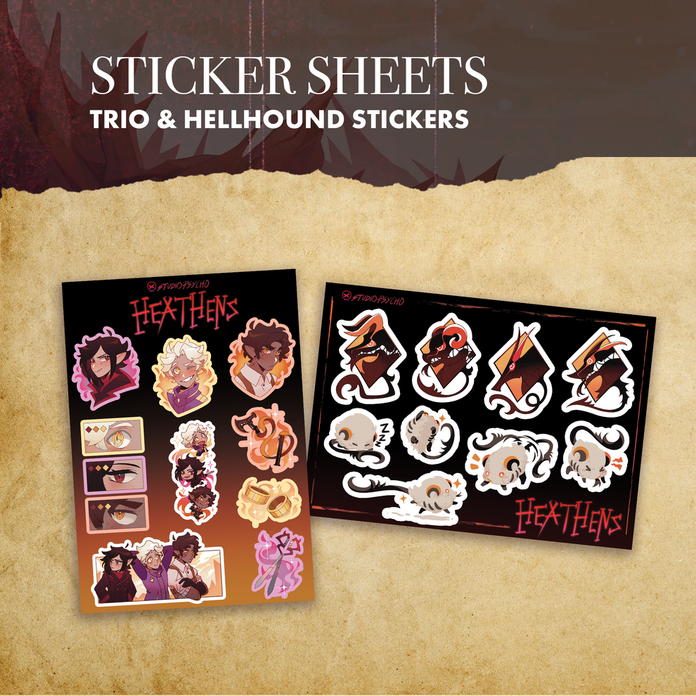 Sticker Sheets – Studio Psycho